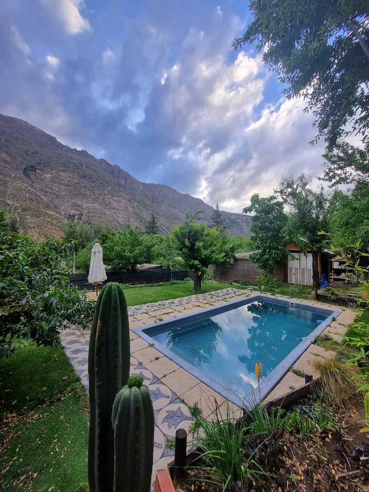 Romántica Cabaña Para Dos - Cabañas Carolíncacao - San José de Maipo