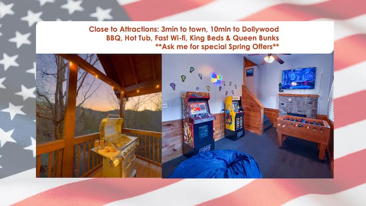Book Spring Now! Top Location, Family Reunion - Pigeon Forge, TN