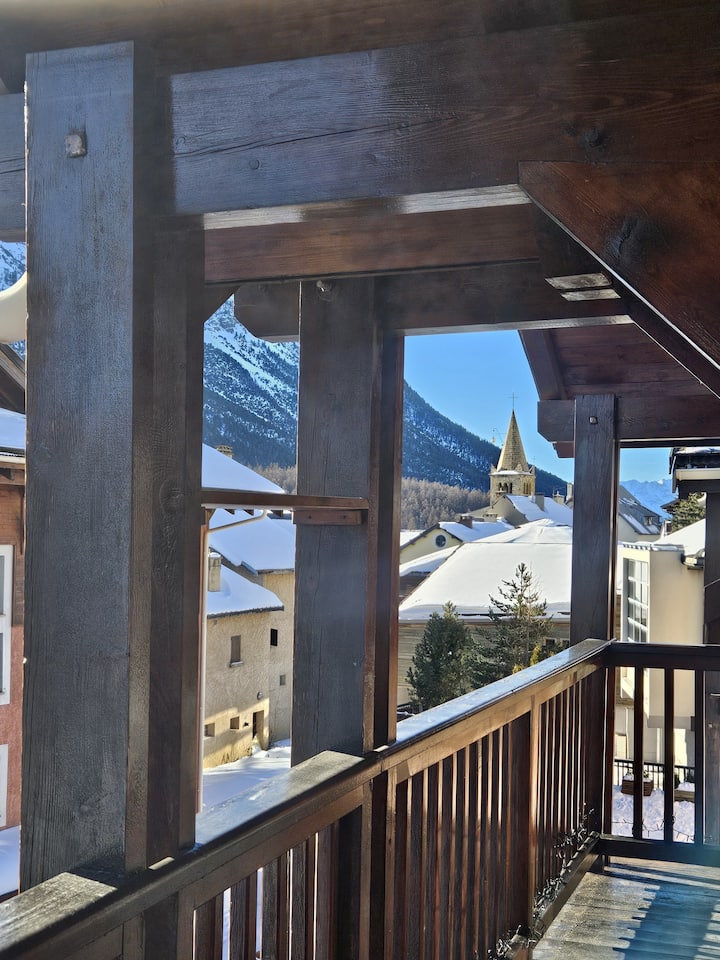 Monginevro: Alloggio  "Vecchia Dogana" Vista Piste - Montgenèvre