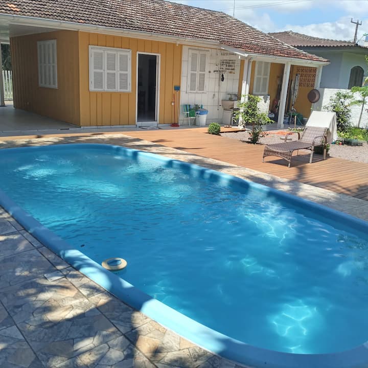 Casa 500m Praia- Piscina - Itapoá