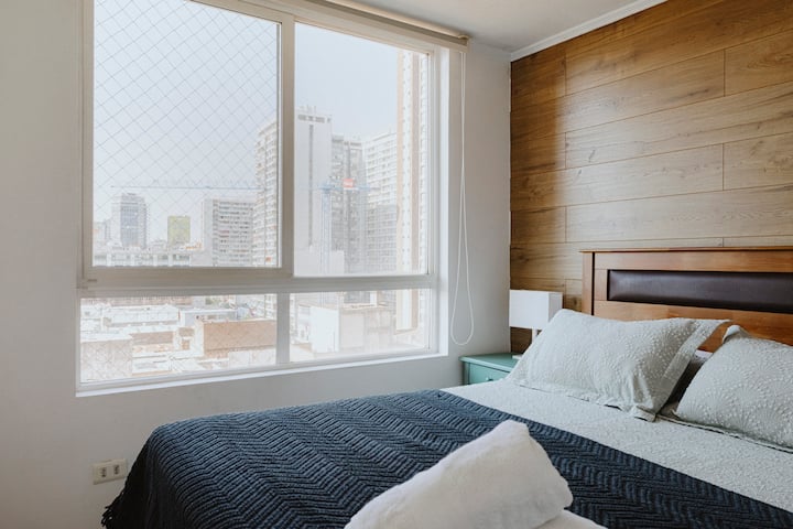 Moderno 1d Con Terraza, Junto Al Metro U. Chile - Santiago