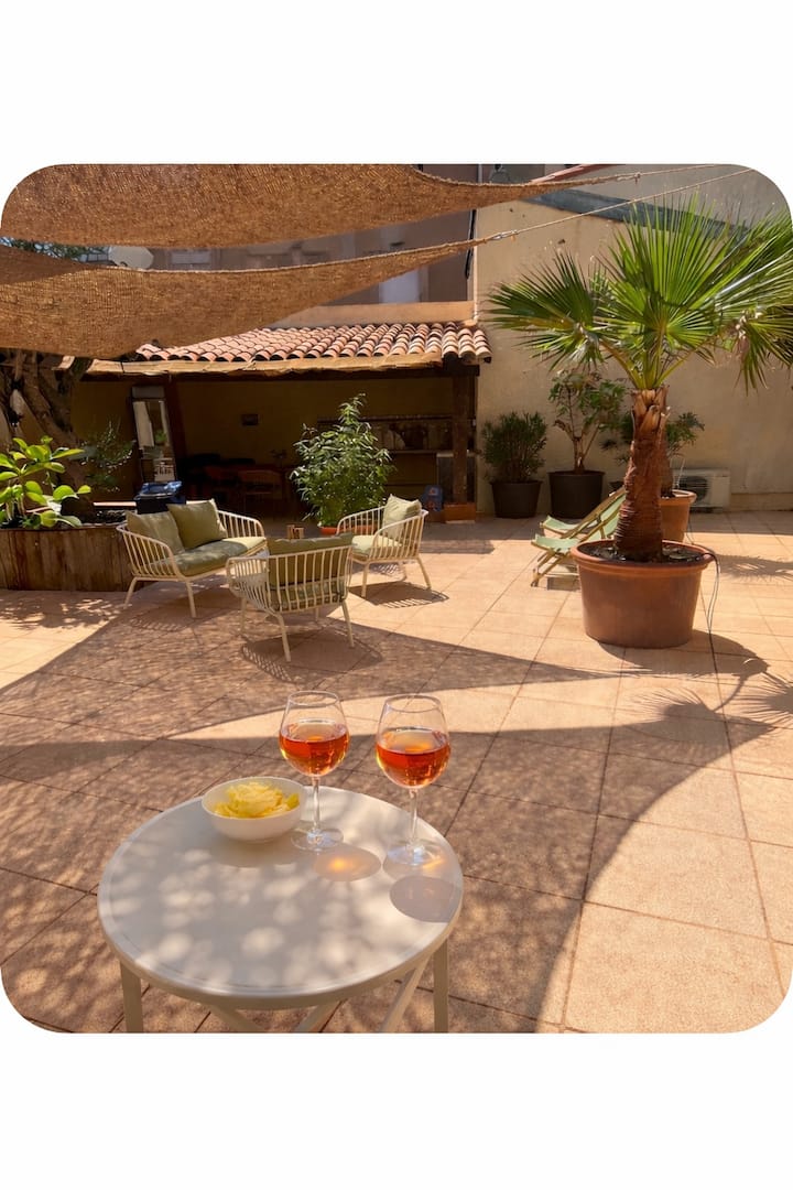 Maison De Ville Centre Sète • Terrasse & Garage - Frontignan