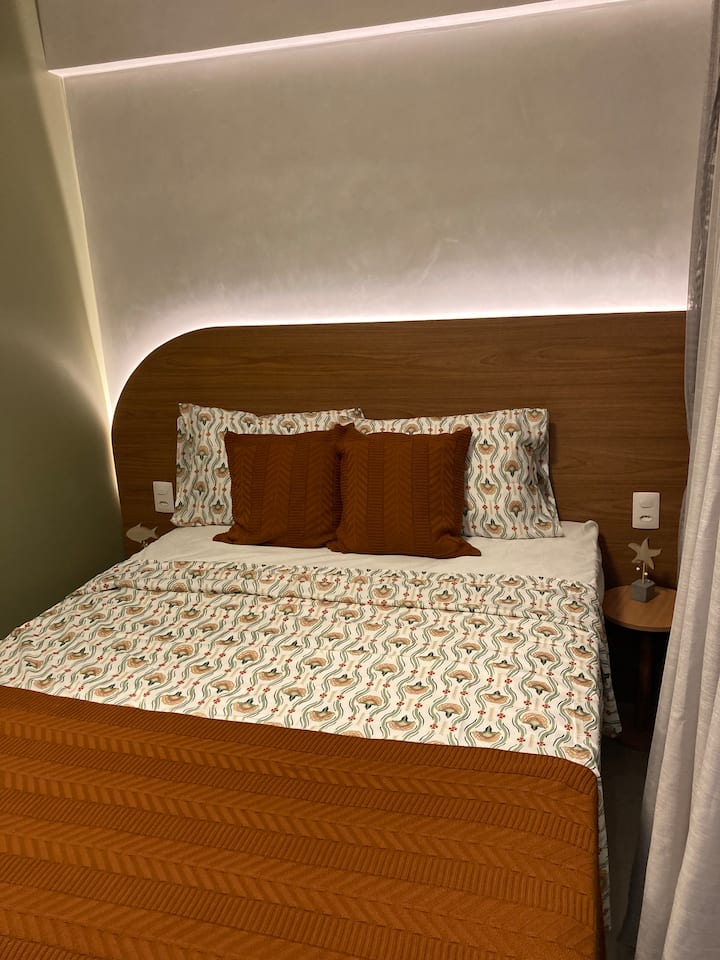 Loft Moderno: Varanda E Rooftop - Barra