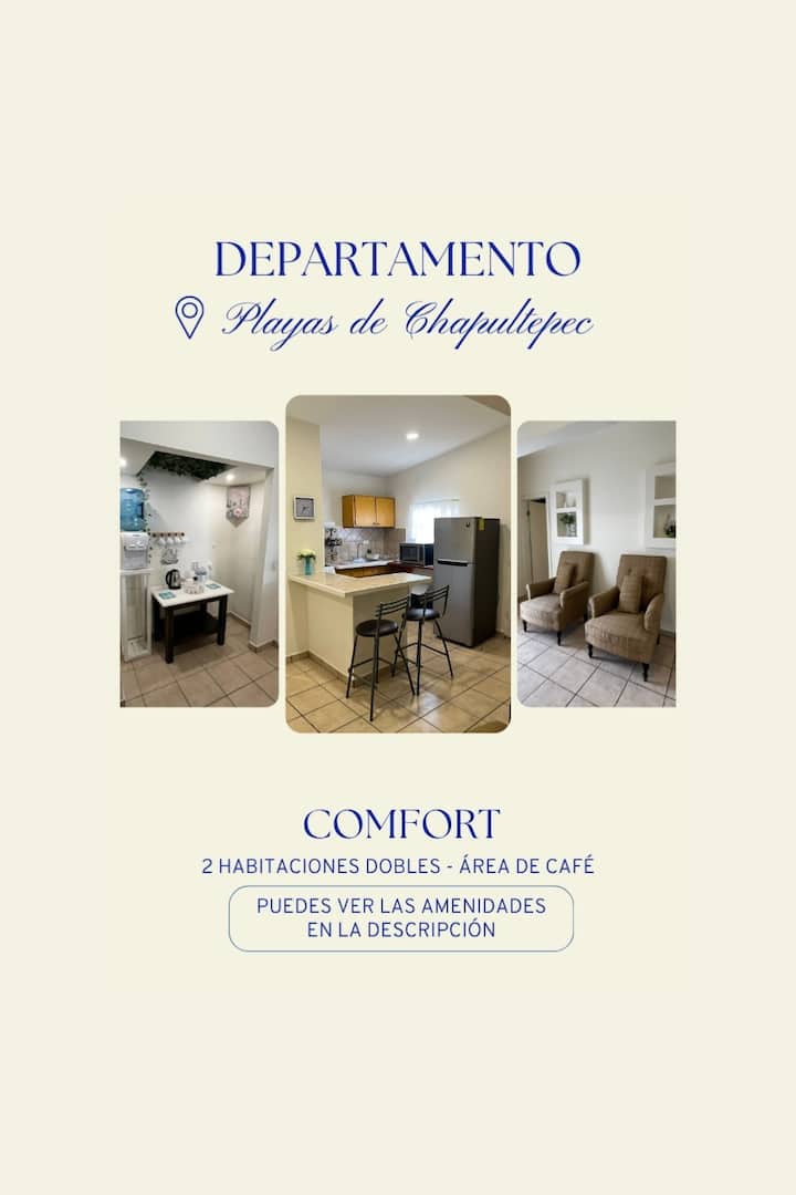 Acogedor Departamento En Playas - Ensenada