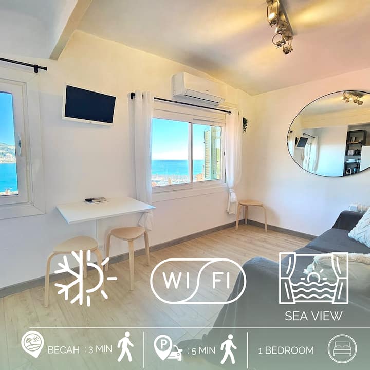 "Bay Menton" Sea View Old Town - Plage Rondelli (Menton)