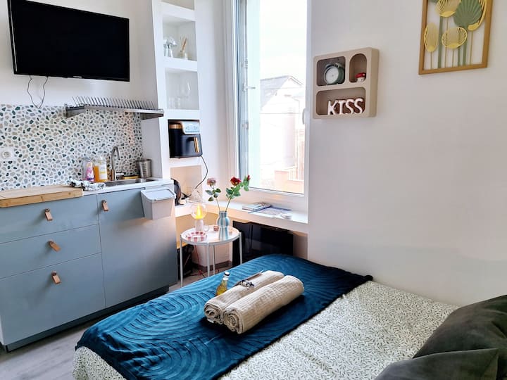 Le Refuge Urbain - Studio Proche Centre - Rennes