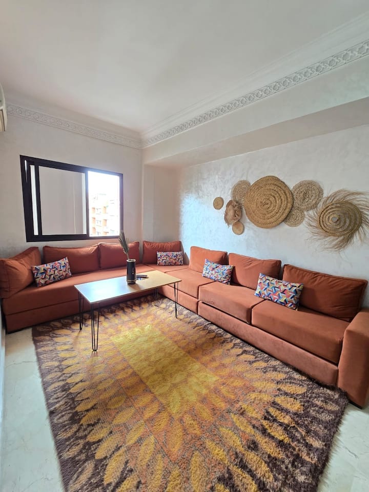 Apprt Avec Deux Chambre 2 Min Aux Centre - Marrakech