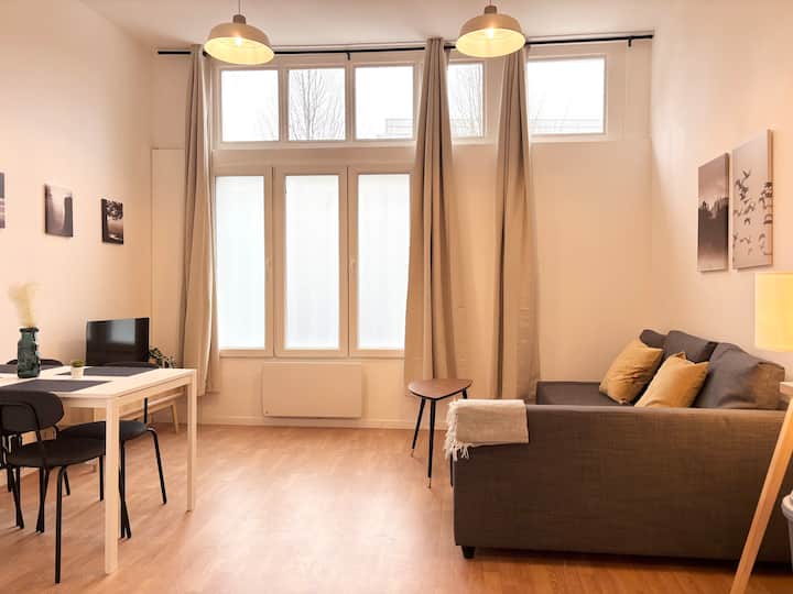 Bel Appartement - 4 Voyageurs Roubaix - Roubaix