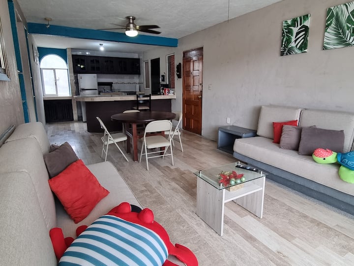 Depa Cerca De Costera Ideal Para Descanso! Alberca - Acapulco de Juárez