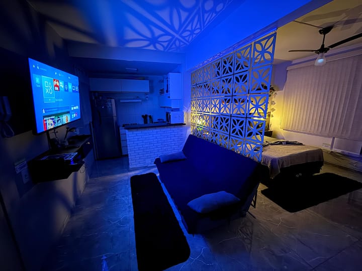 Estúdio Design  – 2 Quadras Da Praia E Vista Livre - Sao Vicente, Brazil