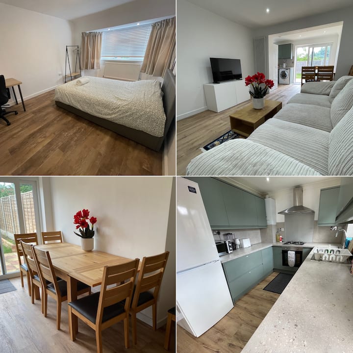 D5 Double Bed|parking|wi-fi|easy Access Bus/shops - Reading