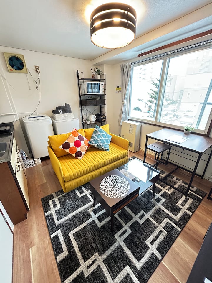 【オープン１周年特別価格】最大３名様宿泊可能、Netflix、youtube視聴可能 - Sapporo