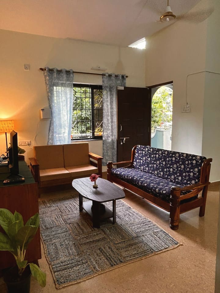 Workation-friendly 2 Bhk L 300m Walk Palolem Beach - Goa