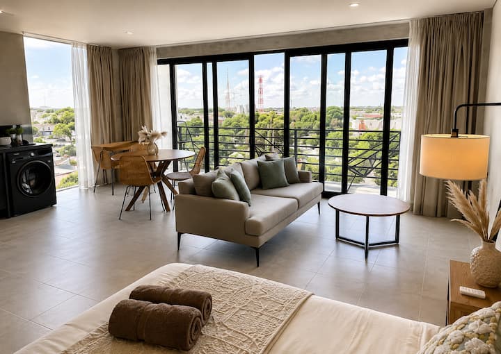 * Deluxe Studio W/ Pool, Gym, And Rooftop Cowork - Cancún
