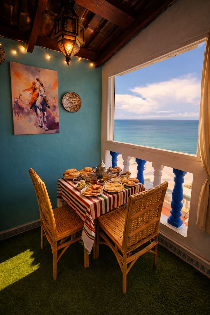 The Mirage Ocean View + Breakfast ( Entire Home) - Tanger