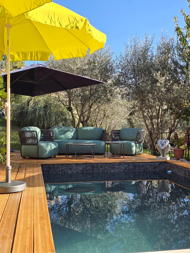 Chambre Nature-2 Personnes + Sdb Privée Attenante - Nyons