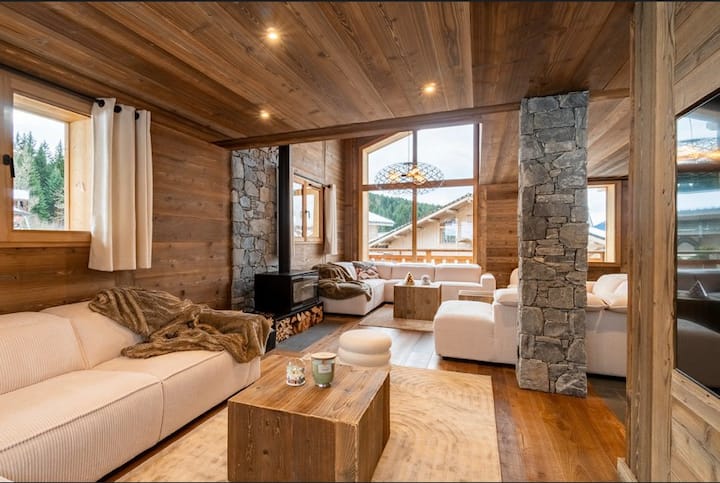Chalet Neuf 14p Sauna/jacuzzi - Morillon