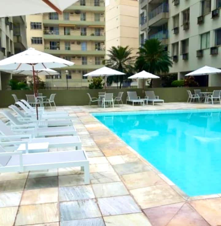Lagoa Humaitá Aconchegante 2quartos Piscina Resort - Ipanema