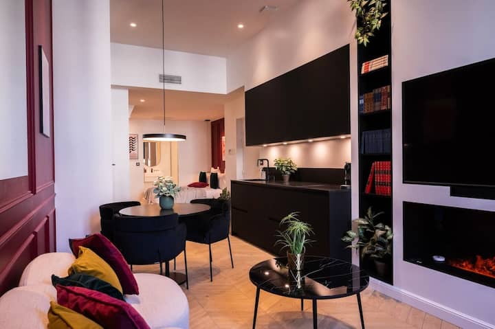 Studio-loft, Red & View République Street - Mohom - Lyon