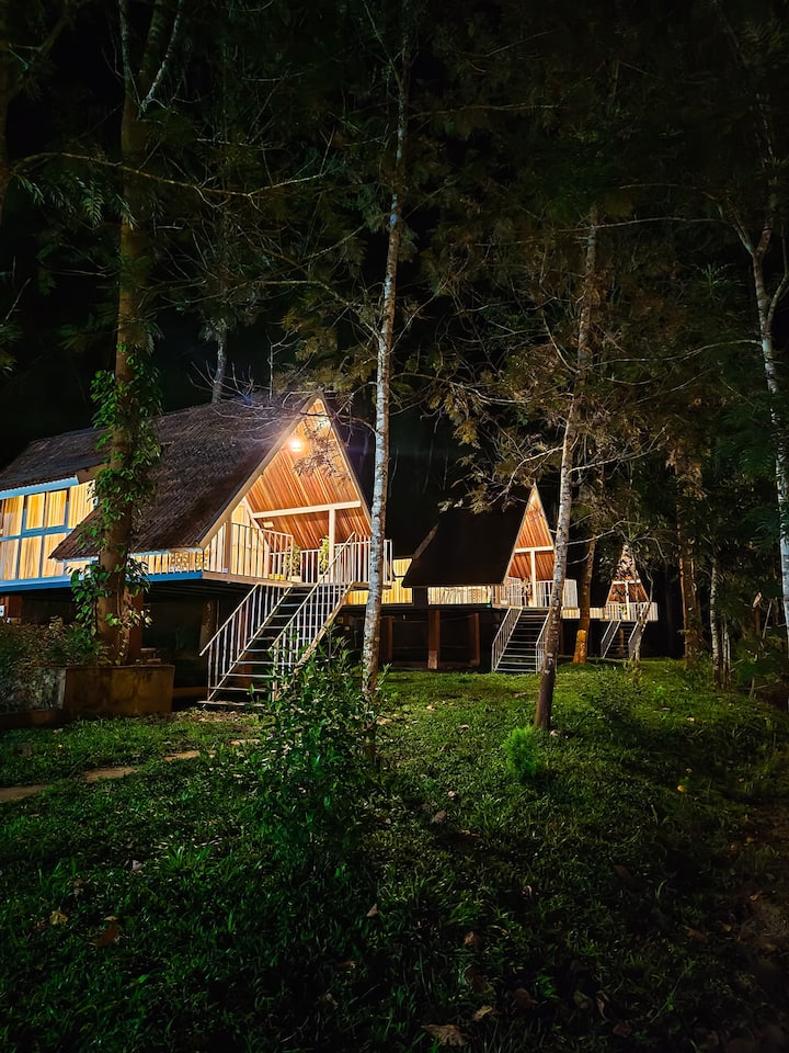 A-frame Wooden Cabin | Muthanga Forest | Poolside - Bandipur