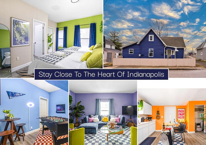 3br Indy Retreat • Game Room • Near Lucas Oil - Indianapolis, IN