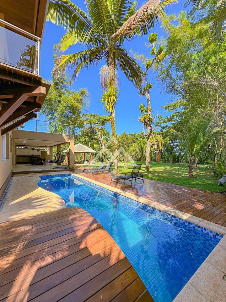 Casa Pé Na Areia Em Itamambuca. - Ubatuba
