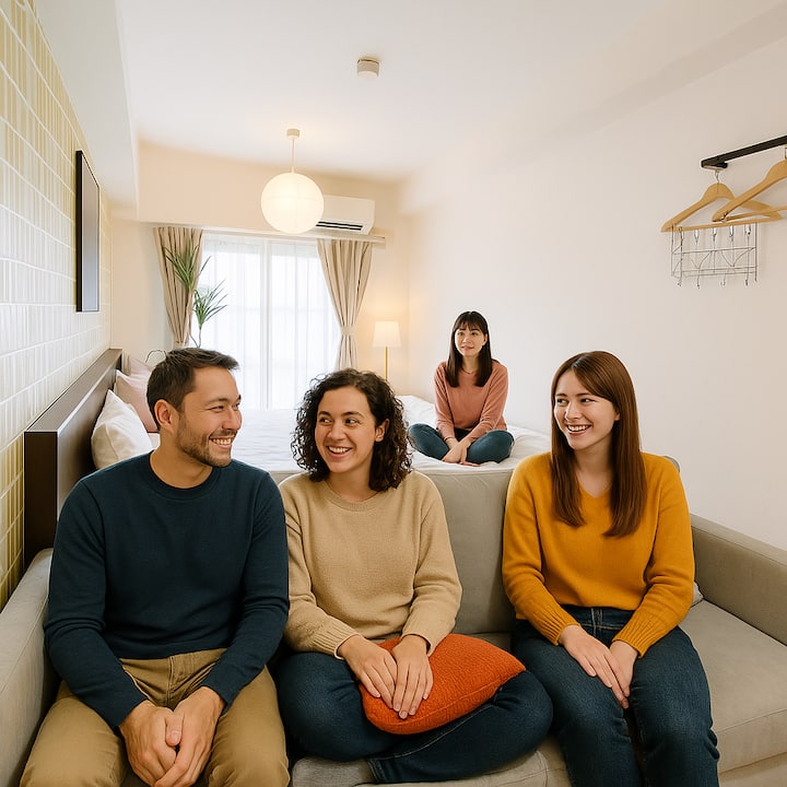 3min 東新宿, Walk 新宿,9min 渋谷,2db+1sb,sleeps Max5 - Tokyo