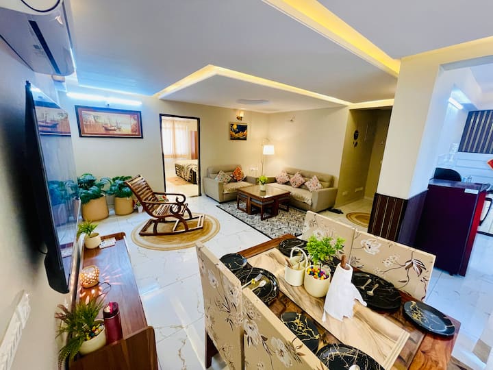 9th Flr Special:stylish Apt N/airport & Wtp - Jaipur