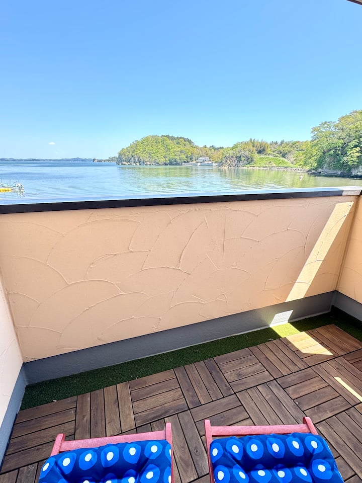 松島湾を一望できるロケーション｜海辺でゆったりと癒されるプライベート空間でお寛ぎください - Sendai