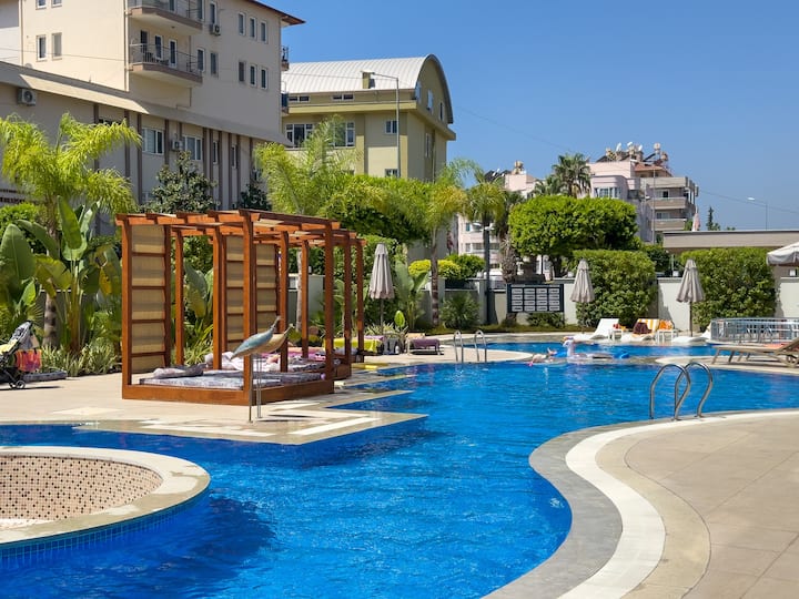 Qoople Saga 26 Apartments около моря на Клеопатре - Oba