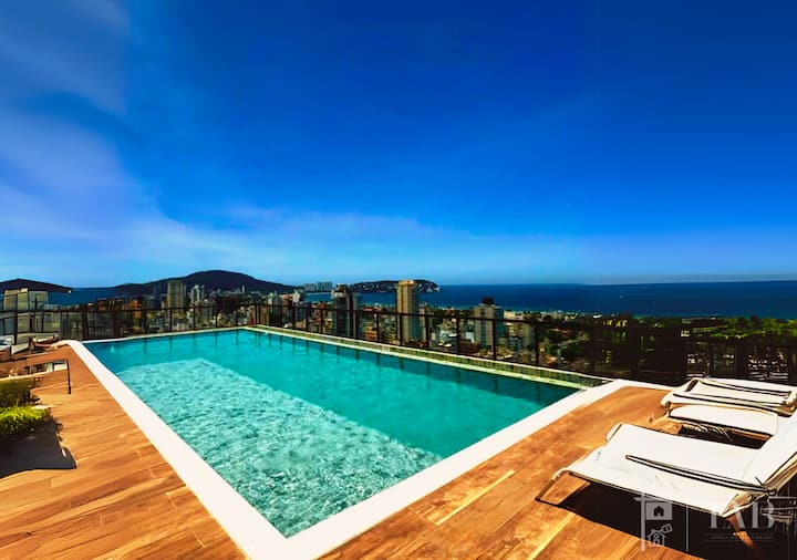 Vista Mar Surreal  - Enseada Guarujá - Guarujá