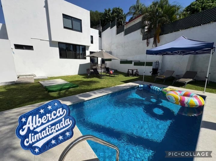 Casa Con Alberca Climatizada Y Privada. - Cuernavaca