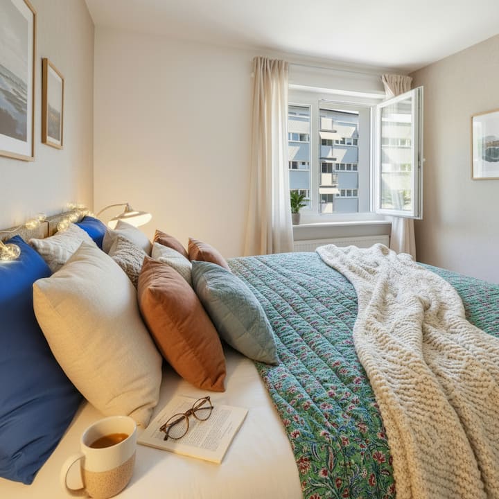 Oerlikon Train Station Near: 1br Balcony Apartment - Kloten