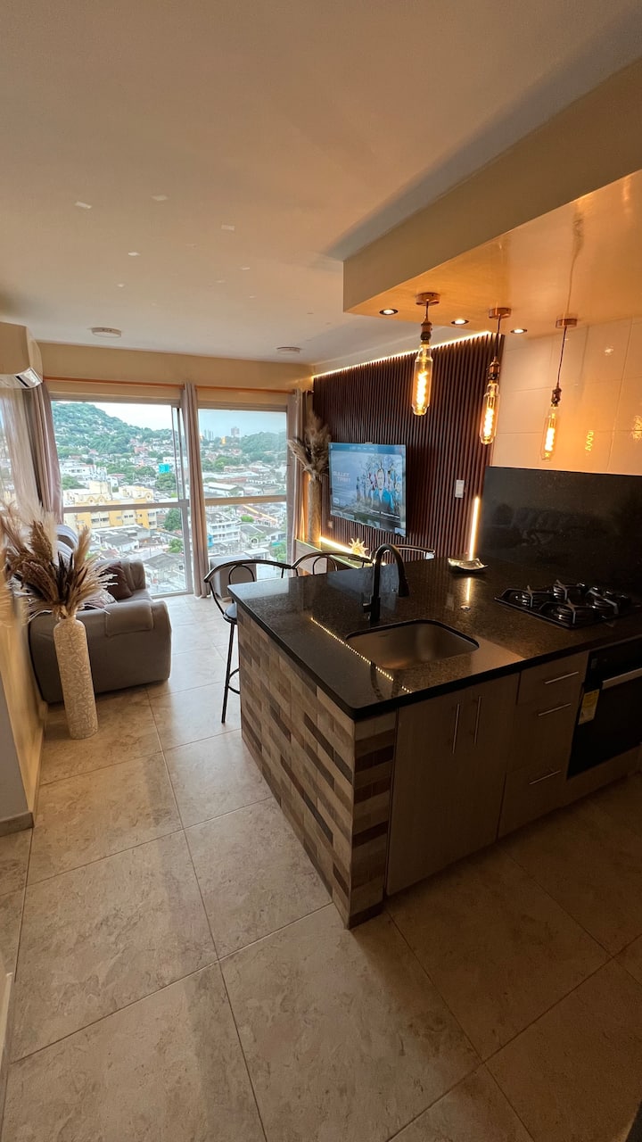 3bd/3ac/13th Floor/full Kitchen - Cartagena