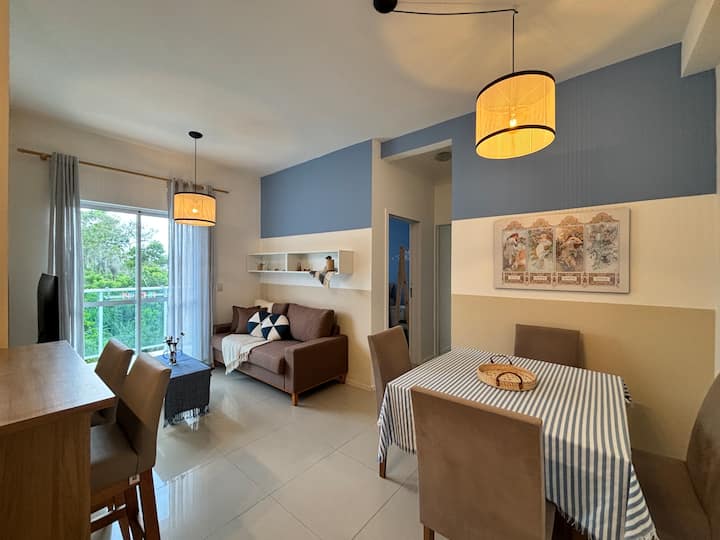 Apartamento Familia Na Praia Com Lavadora - 