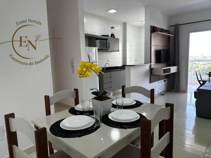 Ap Novo 200 Mt Da Praia Até 8 Pe - Praia Grande