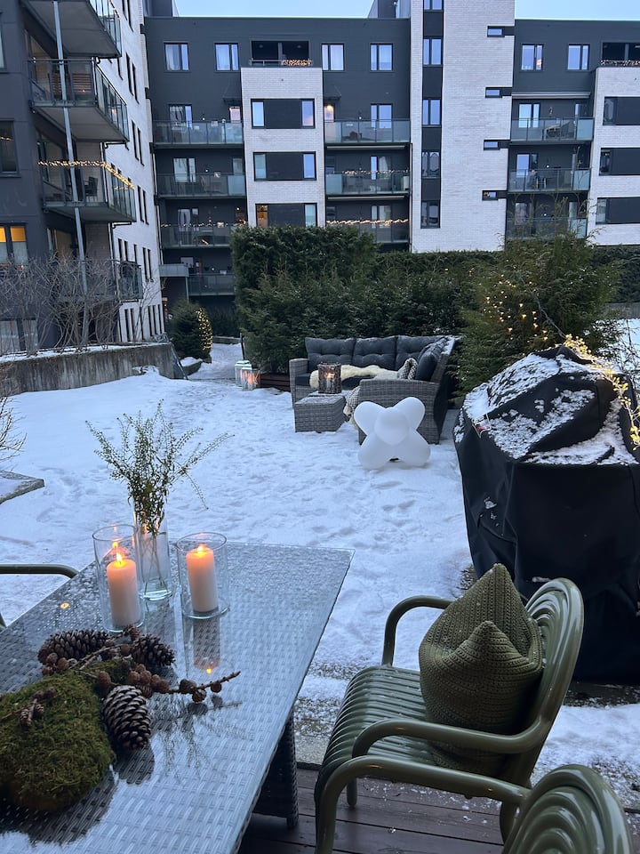 Moderne Leilighet Med Hage - Sentralt På Torshov - Oslo