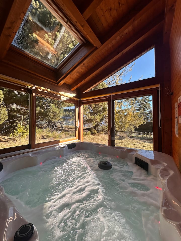 Panoramic Chalet With Jacuzzi And Pool - La Tzoumaz
