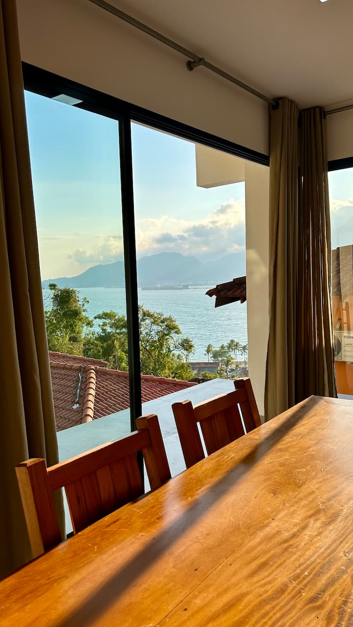 Chalé 6 Aconchegante C/ Vista Para Mar Prox Praia - Ilhabela