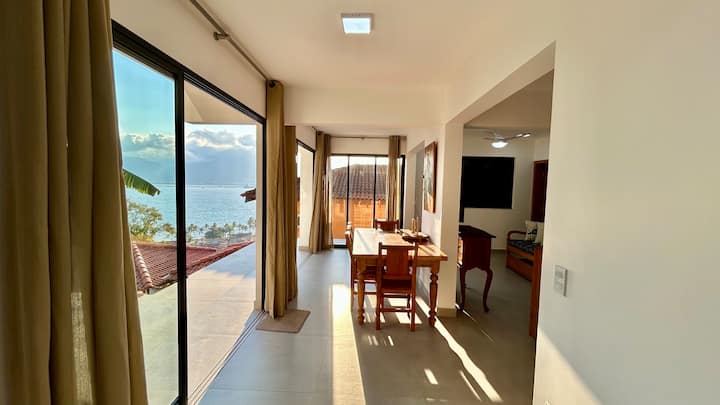 Chalé 6 Aconchegante C/ Vista Para Mar Prox Praia - Ilhabela