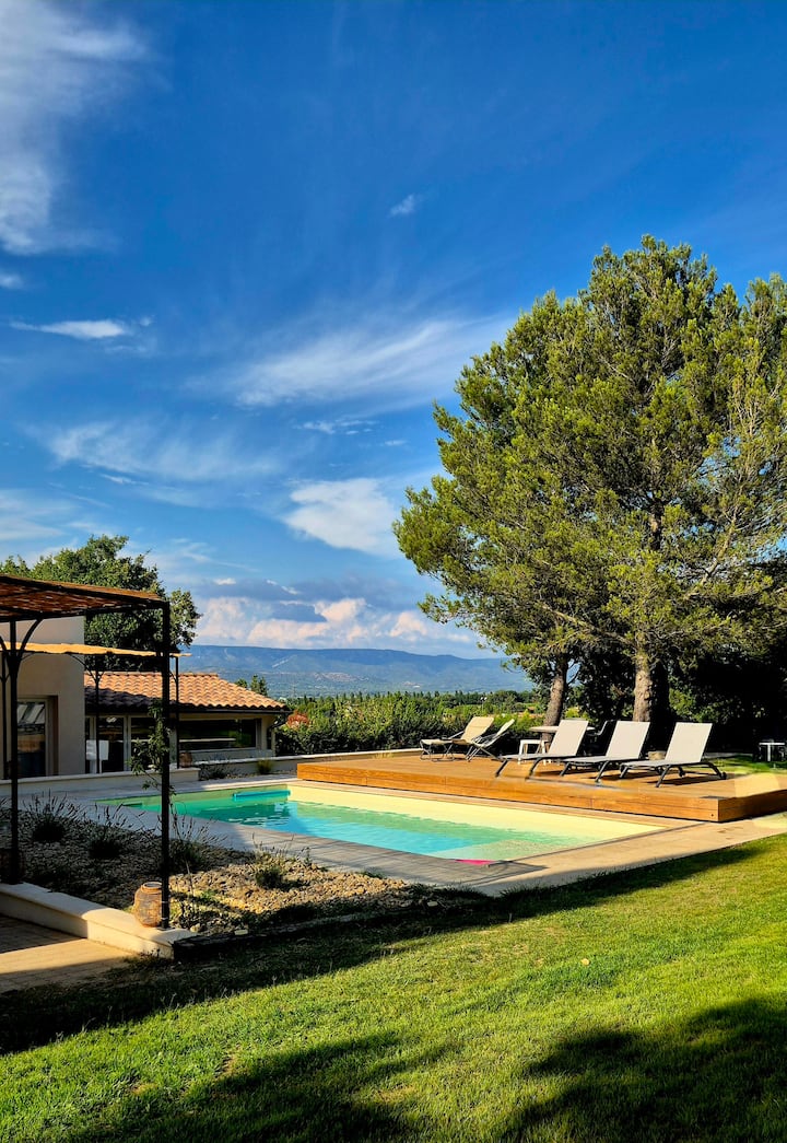 Villa L'estef : éTé Relax, Piscine, 10 Voyageurs - Lambesc