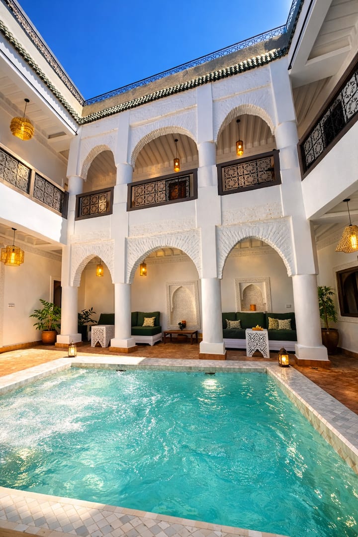 Oasis Privée Avec Bassin & Spa – Riad Jouj Kasbah - Marrakech
