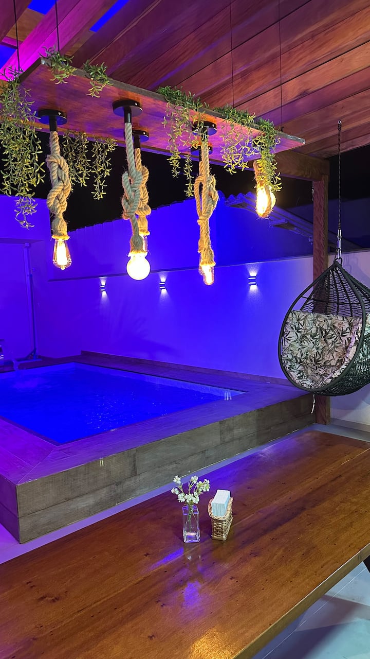 Casa Com Piscina Aquecida, Ar Cond. 300m Praia - Guaratuba