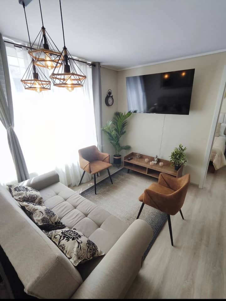 Departamento Moderno Full Amoblado - Valparaíso