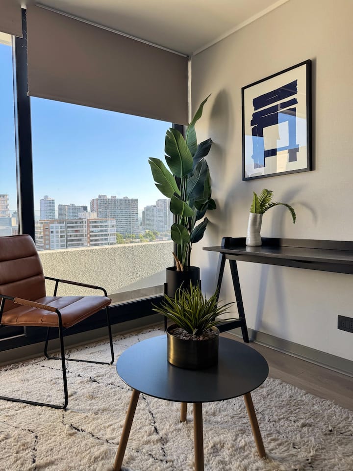 Moderno Depto. Cerca Del Metro - Providencia