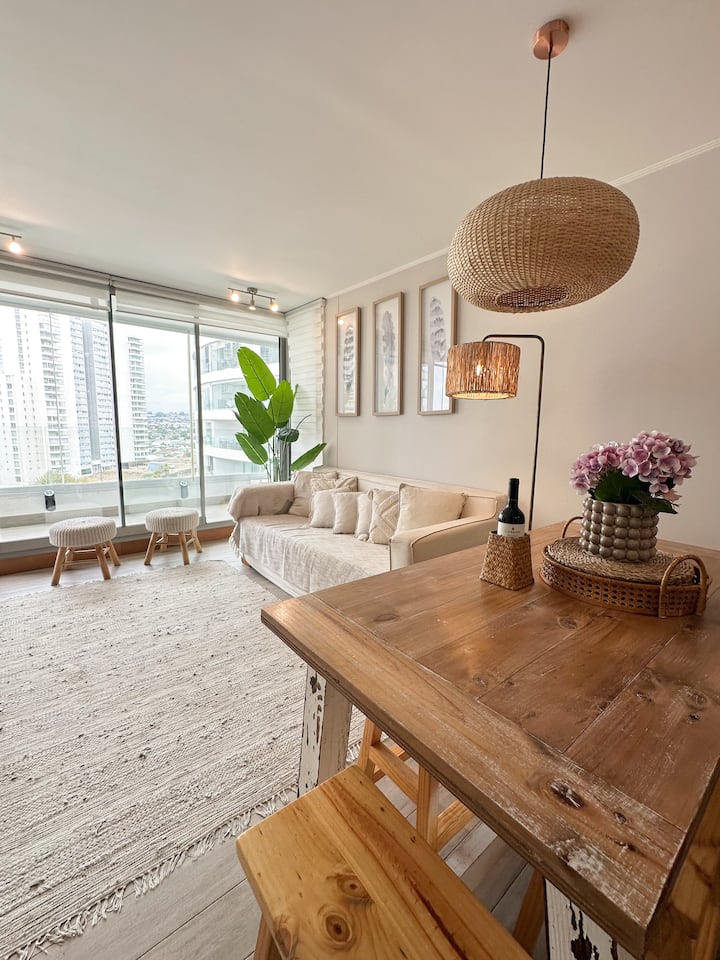 Precioso Departamento Con Piscina Temperada - Concón