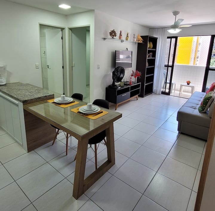 Ap 1/4 E Sala Há 350m Da Praia - Maceió