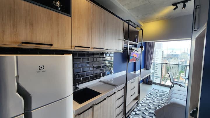 Flat Paulista Avenue, Gym, Pool, Coworking - Sao Paulo