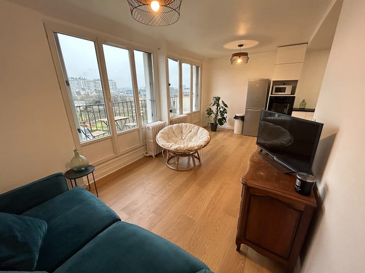 Calm & Cosy - Vue Dégagée, Terrasses 300m Du Métro - Issy-les-Moulineaux