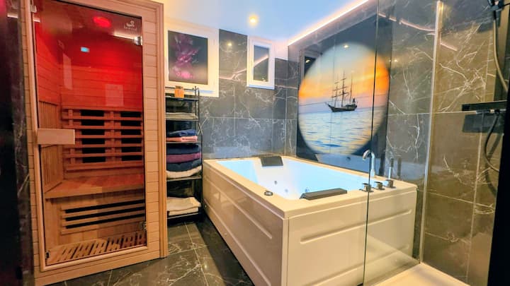 “Droom Spa & Home Cinéma, Parfait Week-end Détente - Roquebrune-Cap-Martin